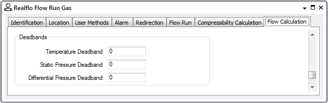 SCADAPack Modbus Realflo Driver Guide - AGA-3 Deadband Properties (Configuring a SCADAPack ...